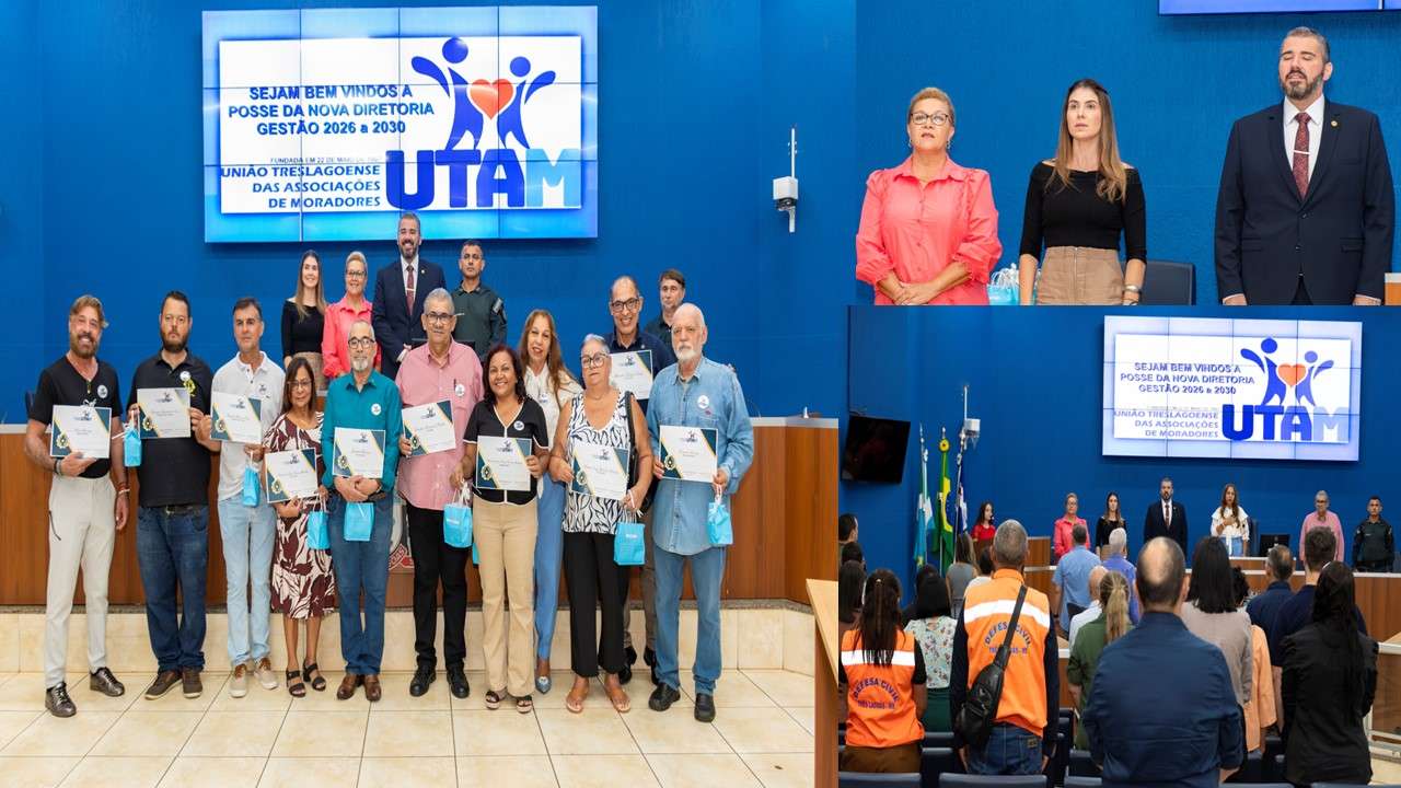 Posse da nova diretoria da UTAM em Três Lagoas. VEJA OS VÍDEOS - Três ...